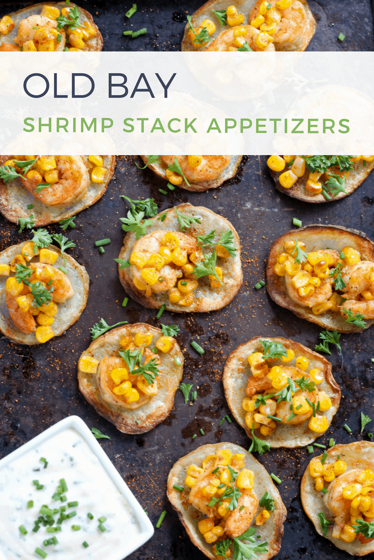 Old Bay Shrimp Stacks | Appetizers from Street Smart Nutrition