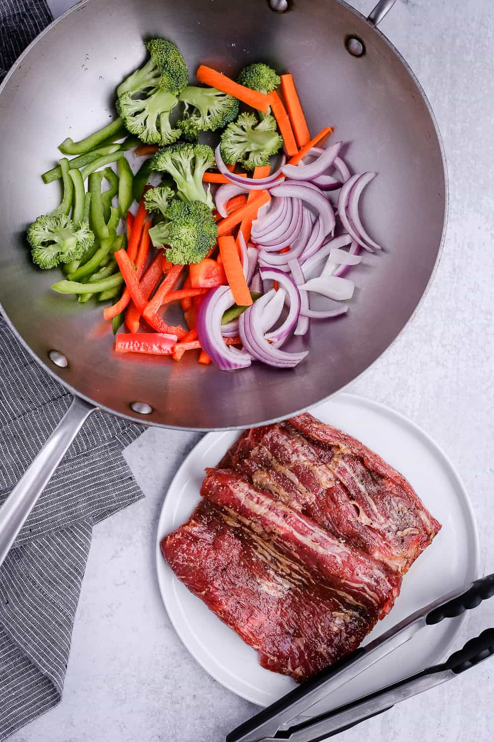 Easy Beef Stir Fry with Skirt Steak and Veggies | Street Smart Nutrition
